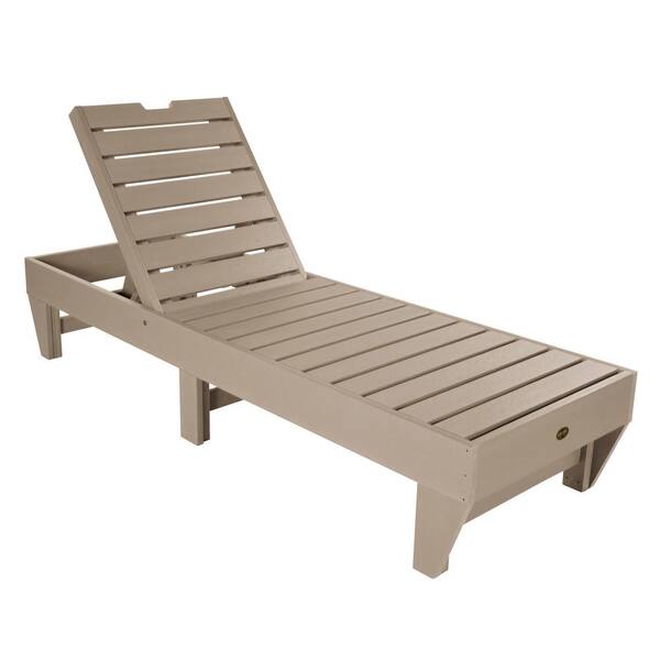 Highwood Sequoia Professional 1-Piece Plastic Outdoor Chaise Lounge CM ...