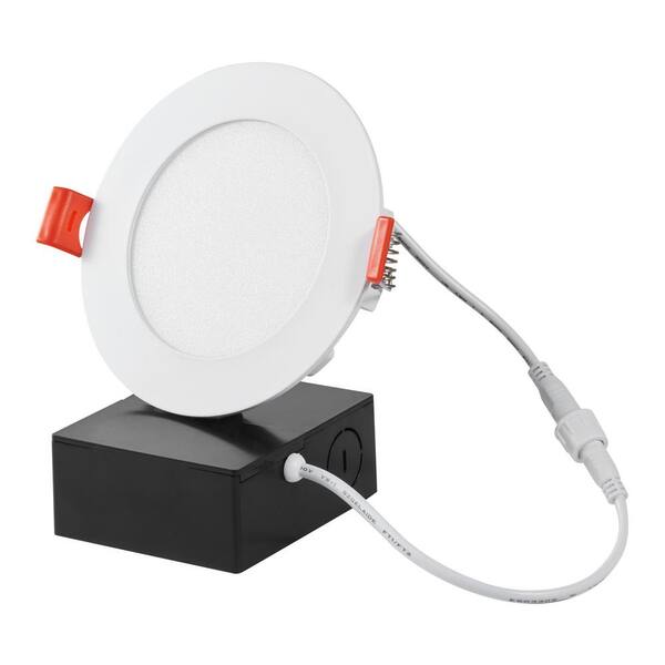 VEVOR 10-Watt LED Recessed Ceiling Light 900lm Canless Ceiling Wafer ...