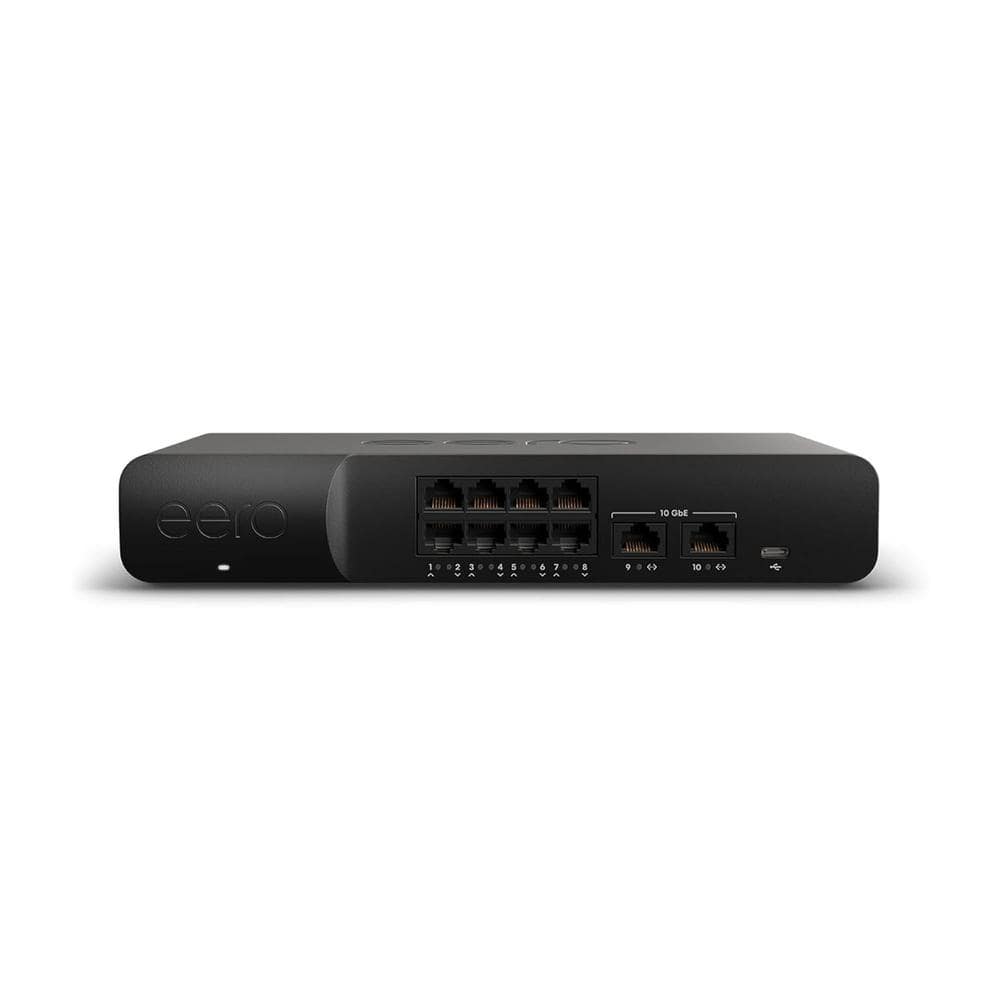 EERO PoE Gateway, 10-port router and PoE switch 2-10 GbE ports and 8-2. ...