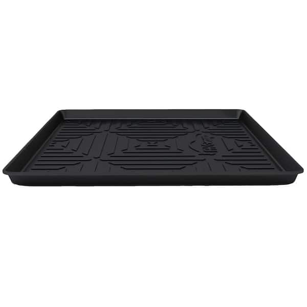 FH Group Black Ultimate Weather Proof Rubber Large 40 in. x 32 in. x 2 ...