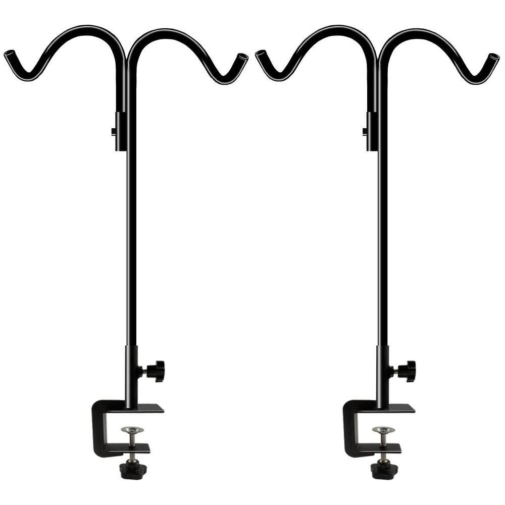 FAWEY TRED INC 40 in. Metal Adjustable Double Shepard's Hooks for ...