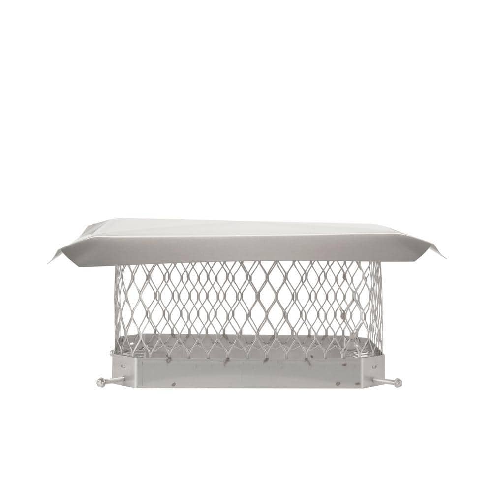 Shelter 9 in. x 13 in. Mesh Chimney Cap in Stainless Steel SPSS913 ...
