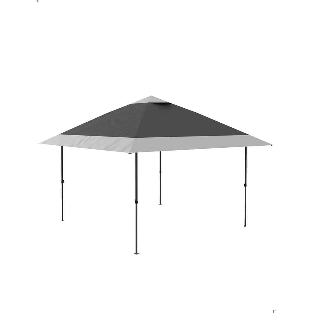 12 ft. x 12 ft. Dark Grey + Light Grey Gazebo Pop Up Canopy Tent with ...
