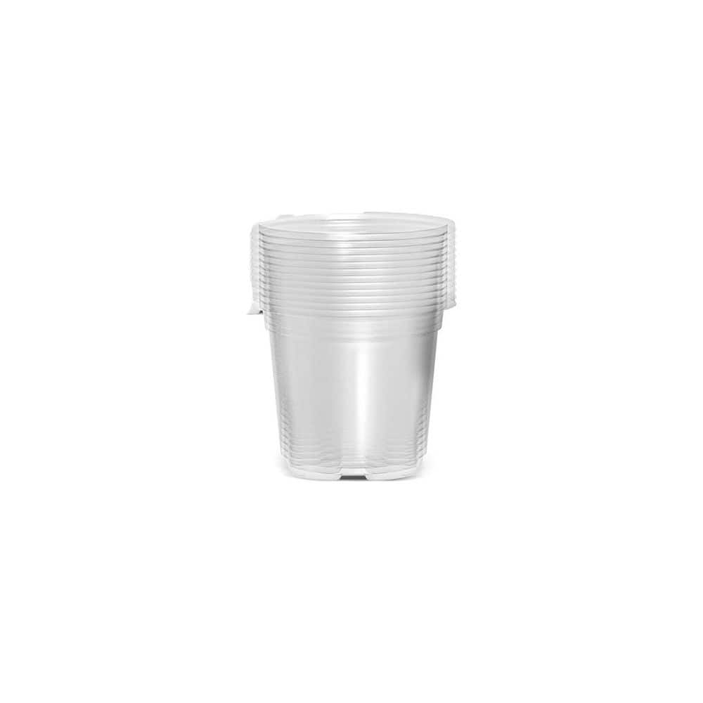 SenQWFa 5.3 in. Clear Plastic Nursery Pots with Drainage Hole and ...