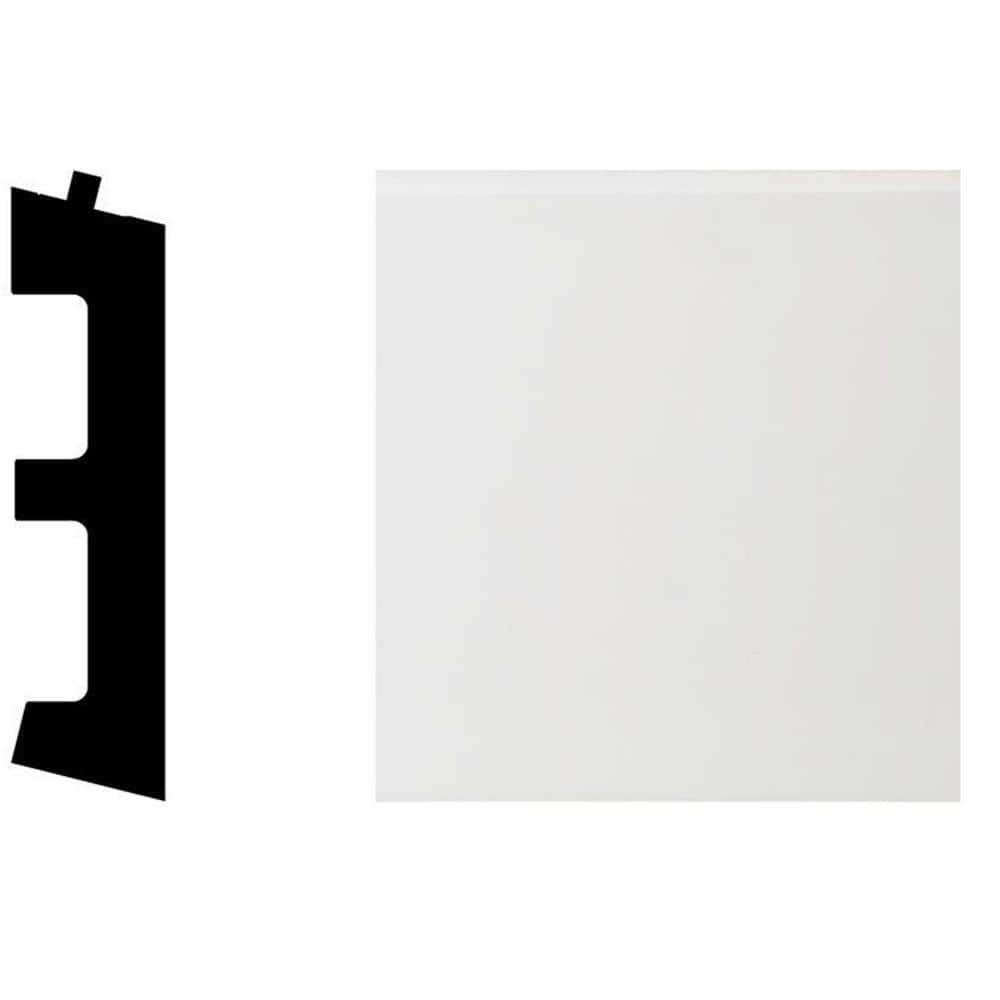 Veranda 1-1/4 in. x 5-1/4 in. x 84 in. Vinyl Sill Molding 0711707003 ...