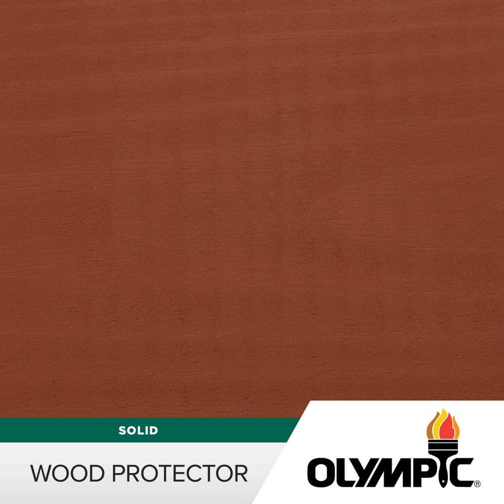 Olympic Wood Protector 1 gal. SC-1011 California Rustic Exterior Solid ...