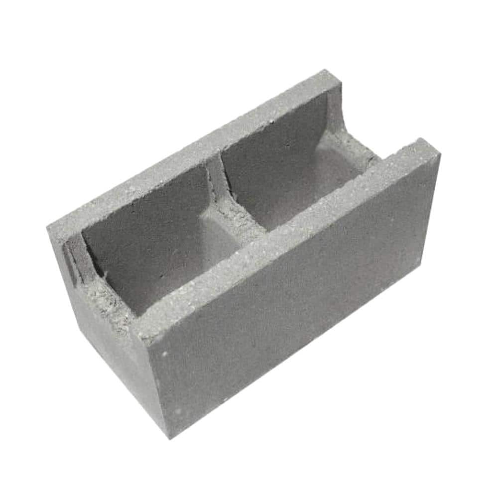 8 in. x 8 in. x 16 in. Concrete Restricted Beam Block BC033 - The Home ...