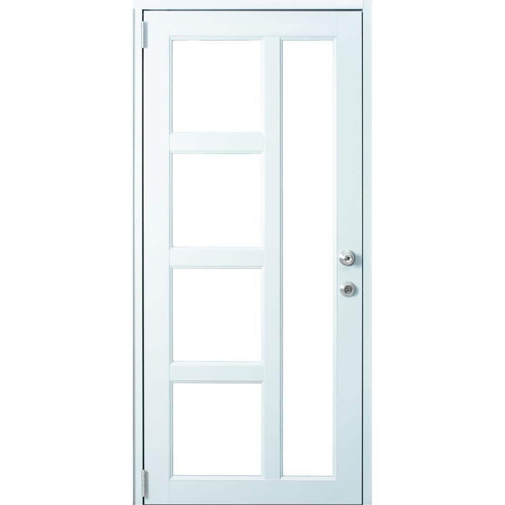 Air Master Windows and Doors 36 in. x 80 in. Caribe #2 1 Lite Flush ...