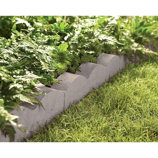 Scalloped Concrete Landscape Edging