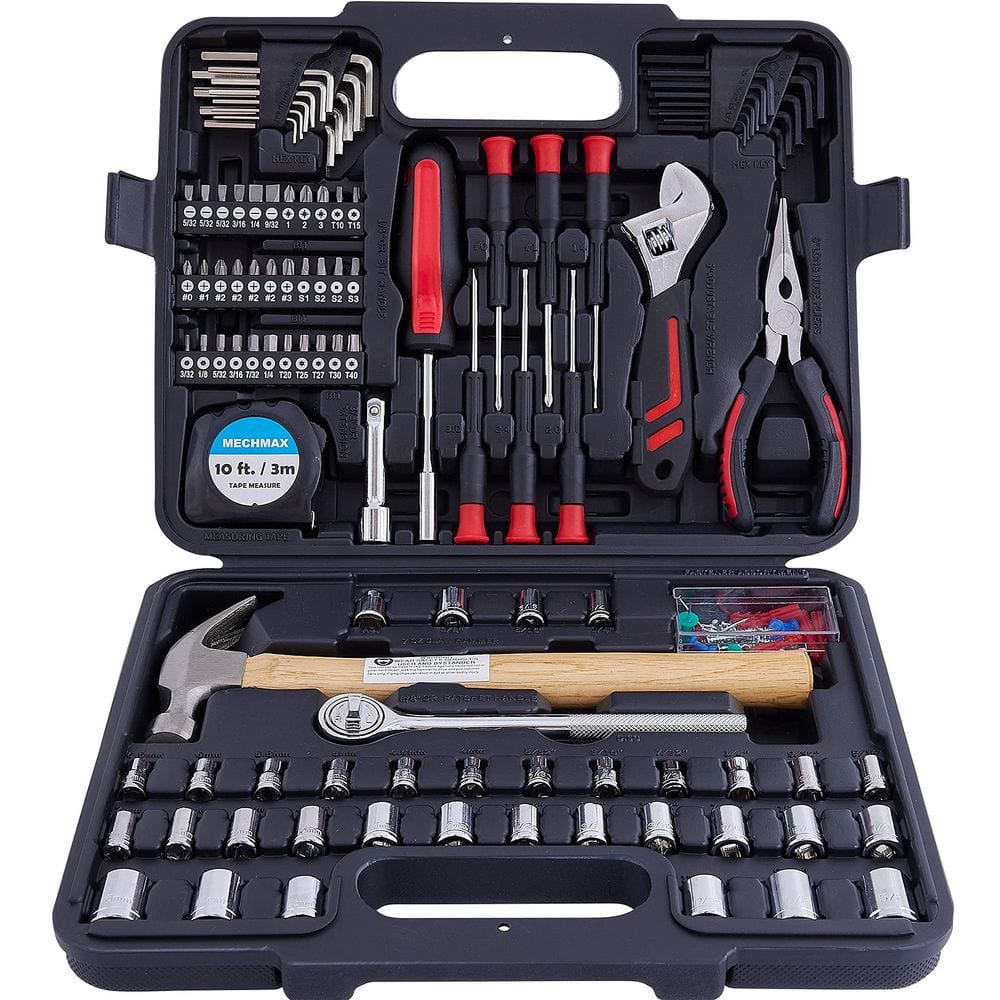 Laybus 149-Piece Tool Kit, Home and Auto Repair Hand Tool Set with ...