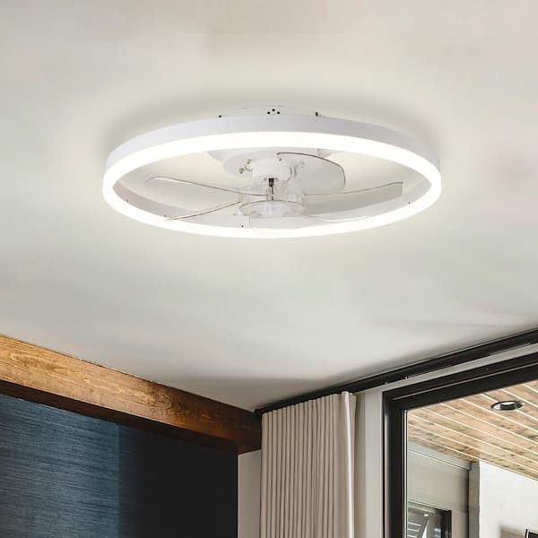 Tivleed 14.96 in. Indoor LED Recessed Ceiling Fan Light in Modern ...