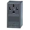 Leviton 50 Amp Single Surface Mounted Single Outlet, Black 55050 - The ...