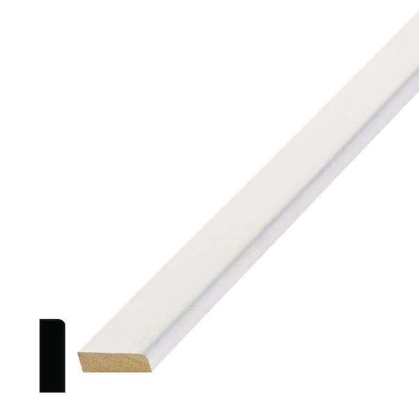 Alexandria Moulding WM 887 3/8 in. D x 1-1/4 in. W x 84 in. L Primed ...