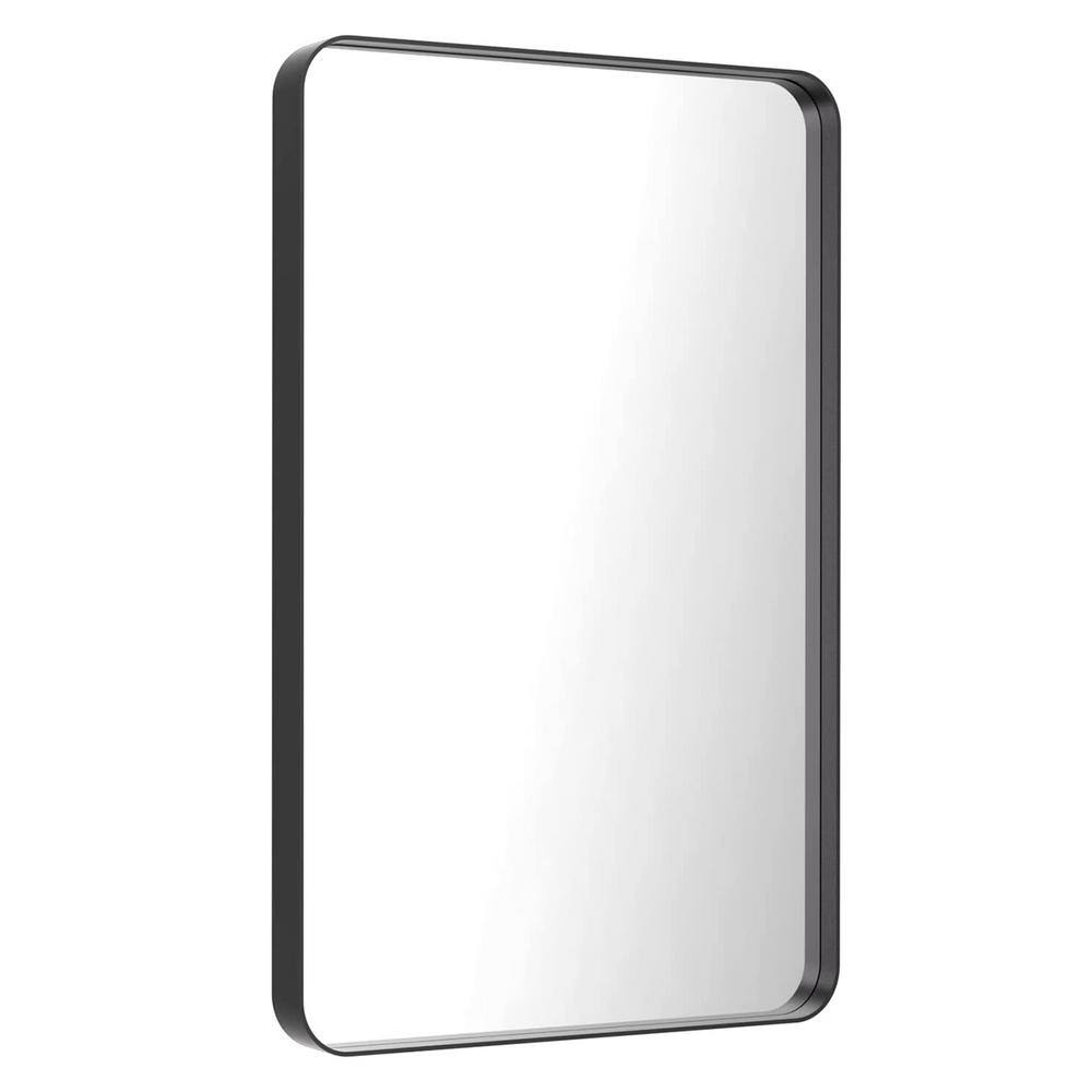 KIOTEE 16 in. W x 24 in. H Rectangular Framed French Cleat Wall Mounted ...
