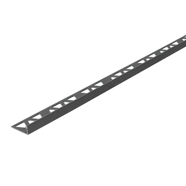 M-D Building Products Textured Gray Powder Coated 1.13 in. W x 96 in. L ...