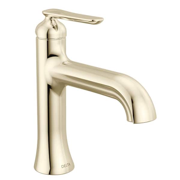 Delta Bonacci Single Handle Single Hole Bathroom Sink Faucet in ...