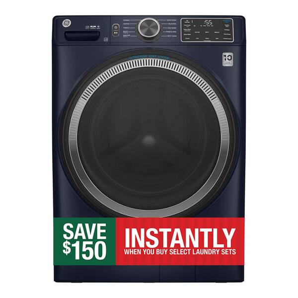 Have a question about GE 4.8 cu. ft. Smart Sapphire Blue Front Load ...