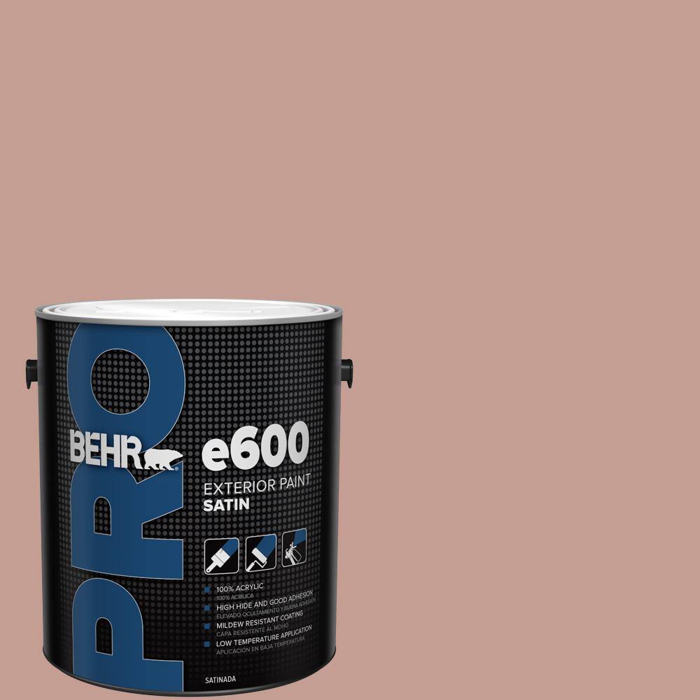 BEHR PRO 1 gal. #S170-4 Retro Pink Satin Exterior Paint PR64001 - The ...