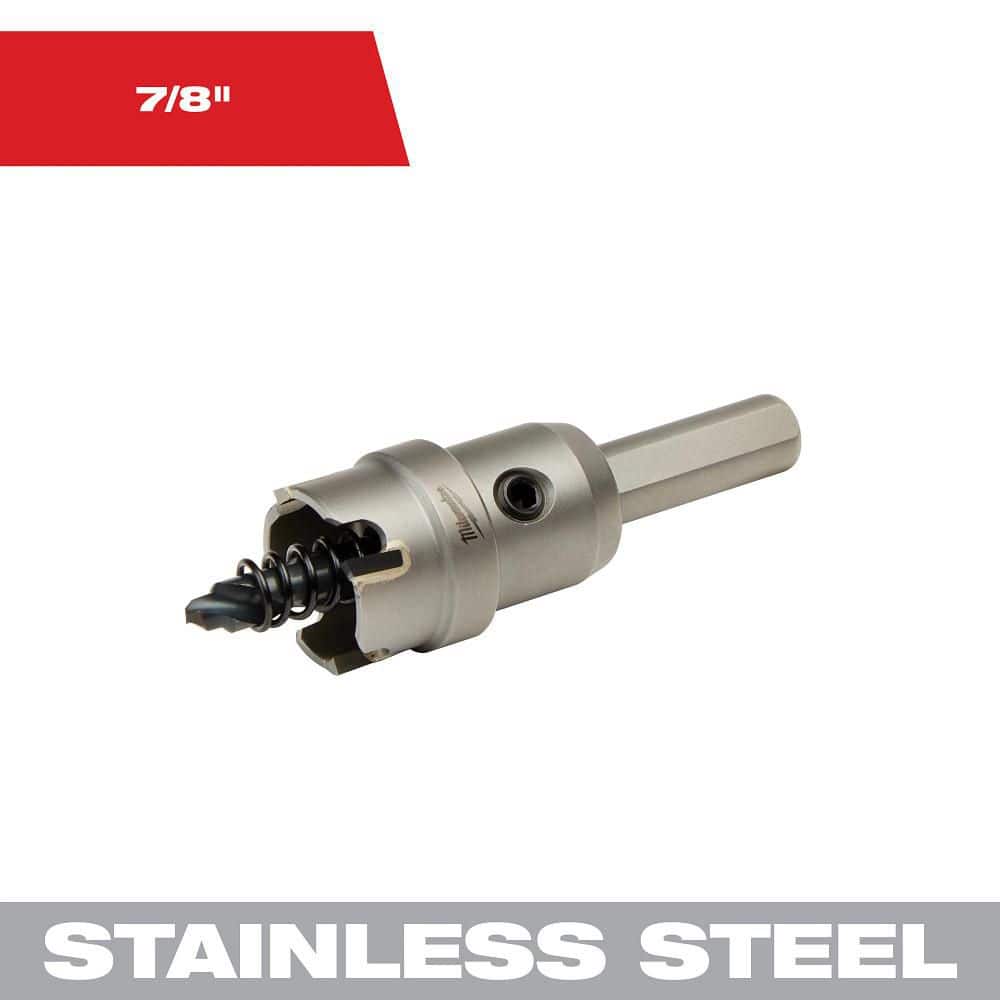 Milwaukee 7/8 in. Carbide Hole Cutter (1-Pack) 49-57-8609 - The Home Depot