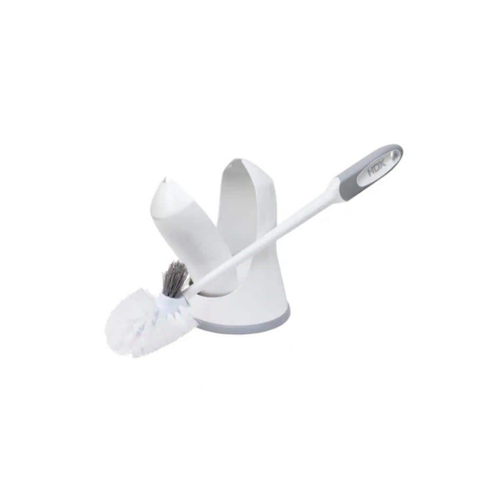 HDX Hideaway Toilet Brush and Holder (1-Pack) HDXHDWCDY - The Home Depot