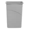 Boardwalk Slim Waste Container, 23 Gal., Gray, Plastic BWK23GLSJGRA ...