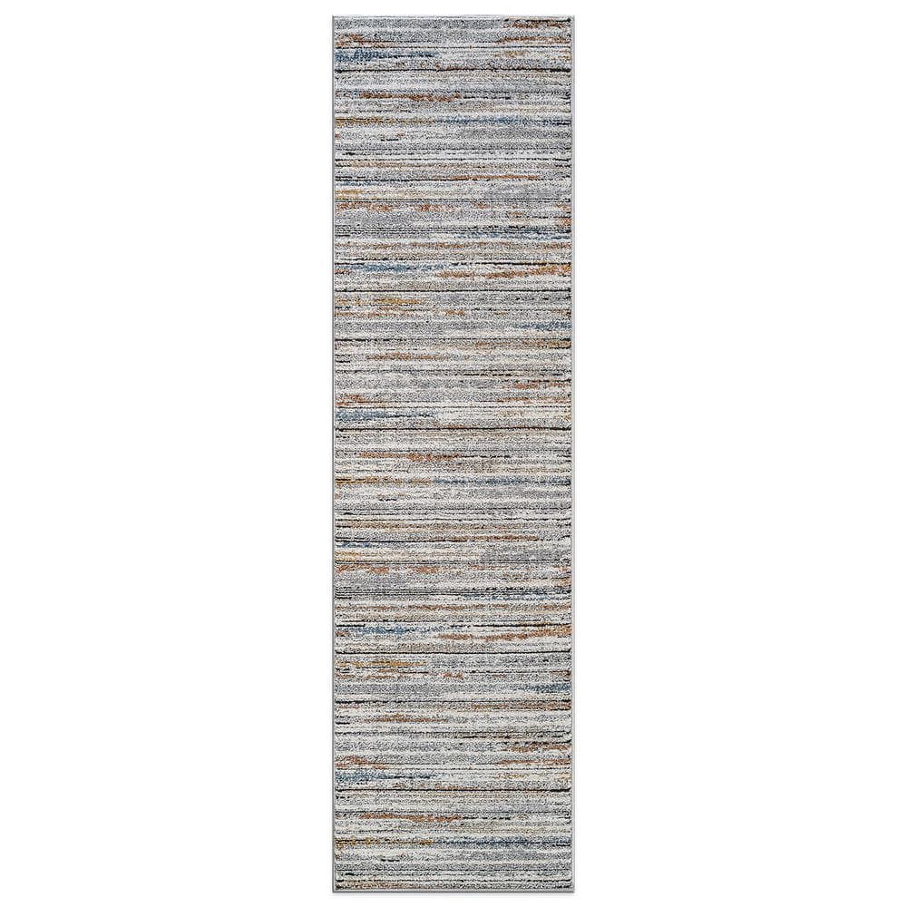 World Rug Gallery 2 ft. 3 in. x 6 ft. Multi Painter's Loft Multi Area ...