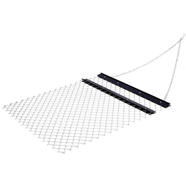 Kahomvis 84 in. Connecting Chain Steel Drag Harrow 4 ft. x 5 ft. ATV ...