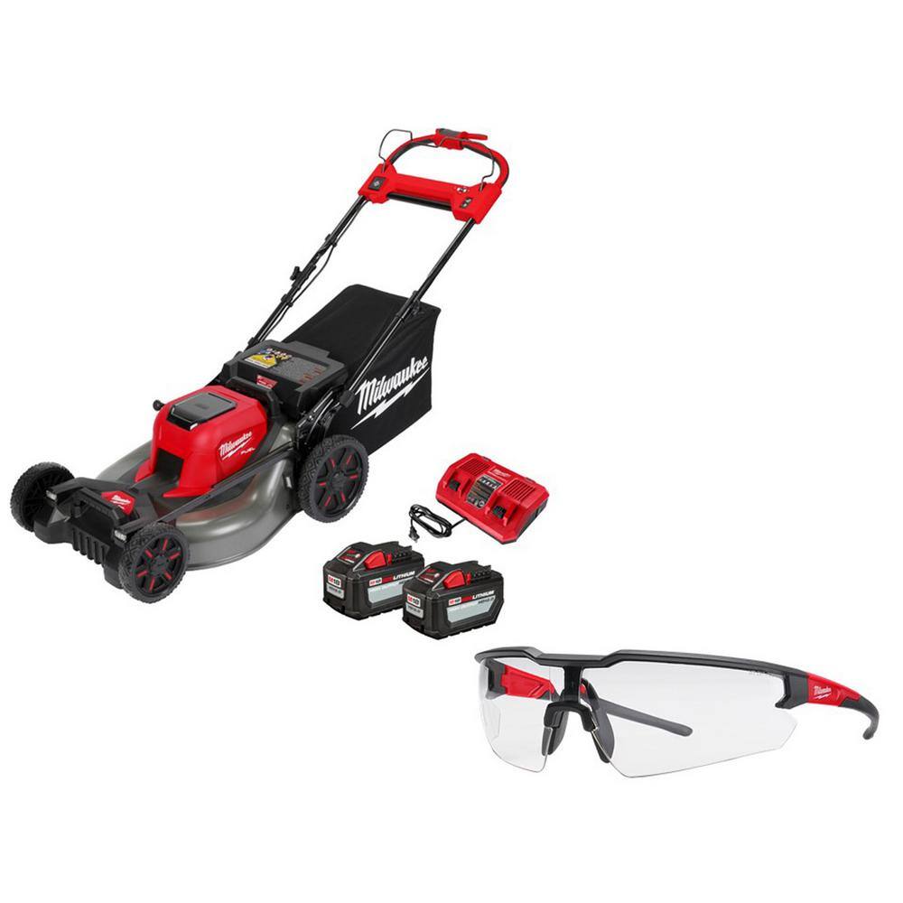 Milwaukee M18 FUEL Brushless Cordless 21 in. Walk Behind Dual Battery ...