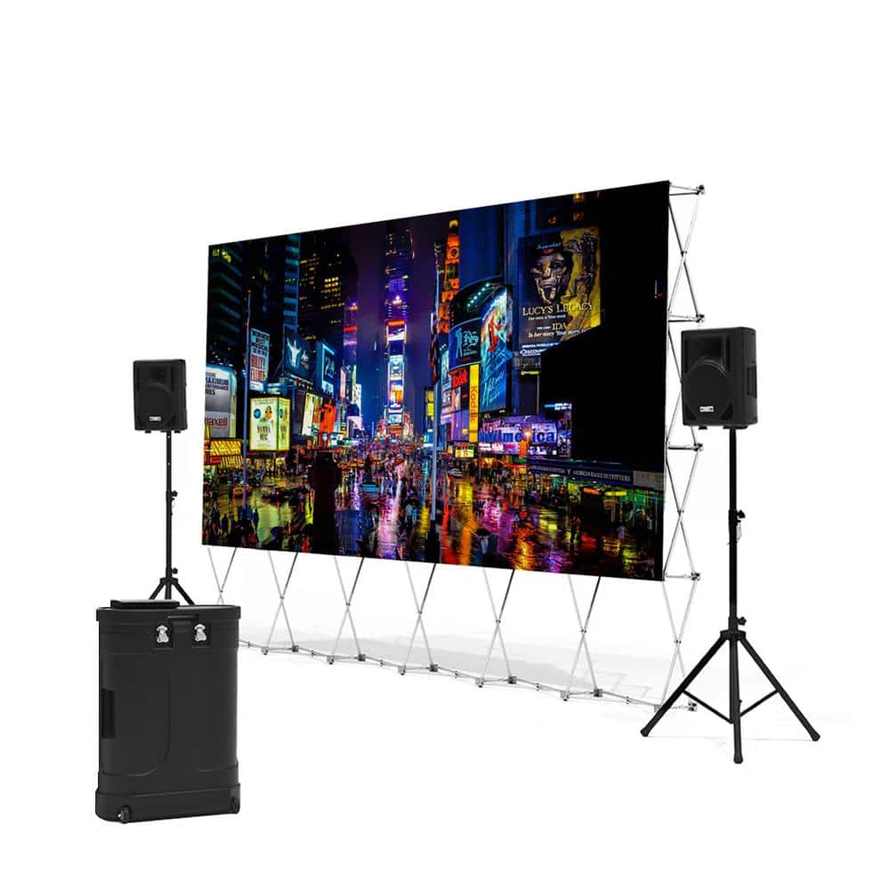 NATURE'S GENERATOR 12 ft. QuikScreen Series Outdoor Theater System ...