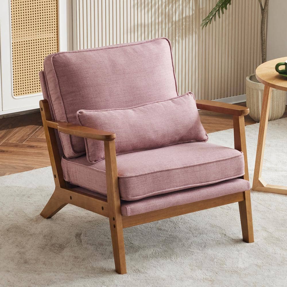 Reviews for Karl home Pink Arm Chair with Wide Armrest | Pg 1 - The ...