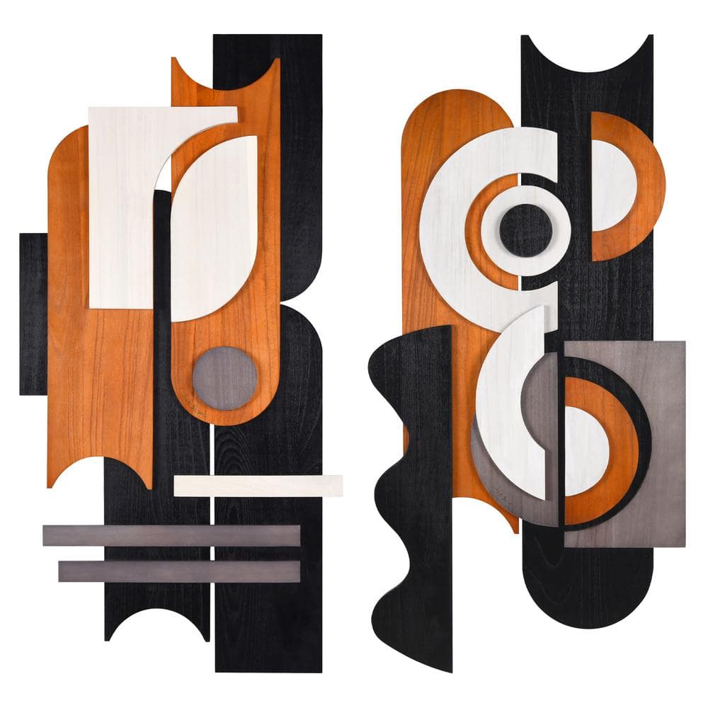 Empire Art Direct "Honeyed Dusk I And II" Hand Made And Hand Finished ...