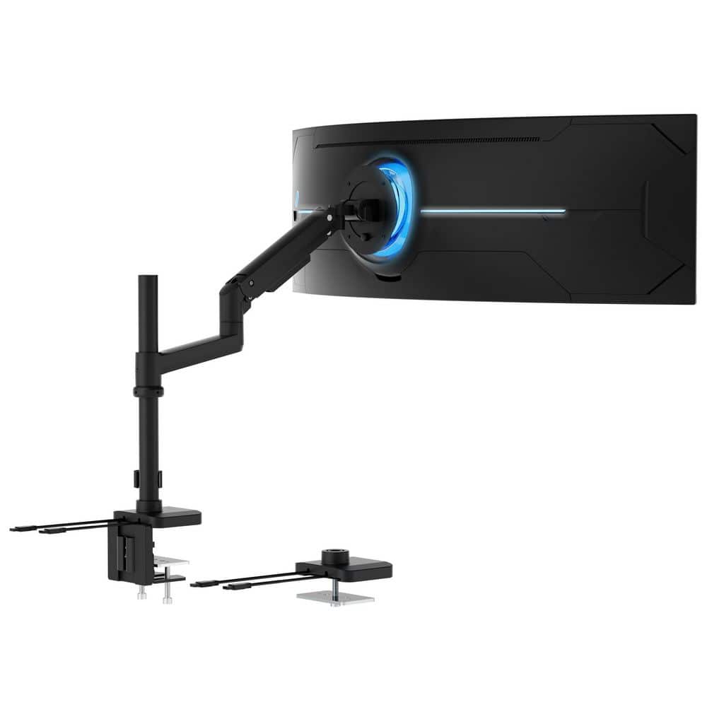 mount-it! Heavy-Duty Monitor Mount with Pole and Gas Spring Arm for 17 ...