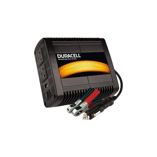 Duracell 400 Watt High Power Inverter in Black DRINV400 - The Home Depot