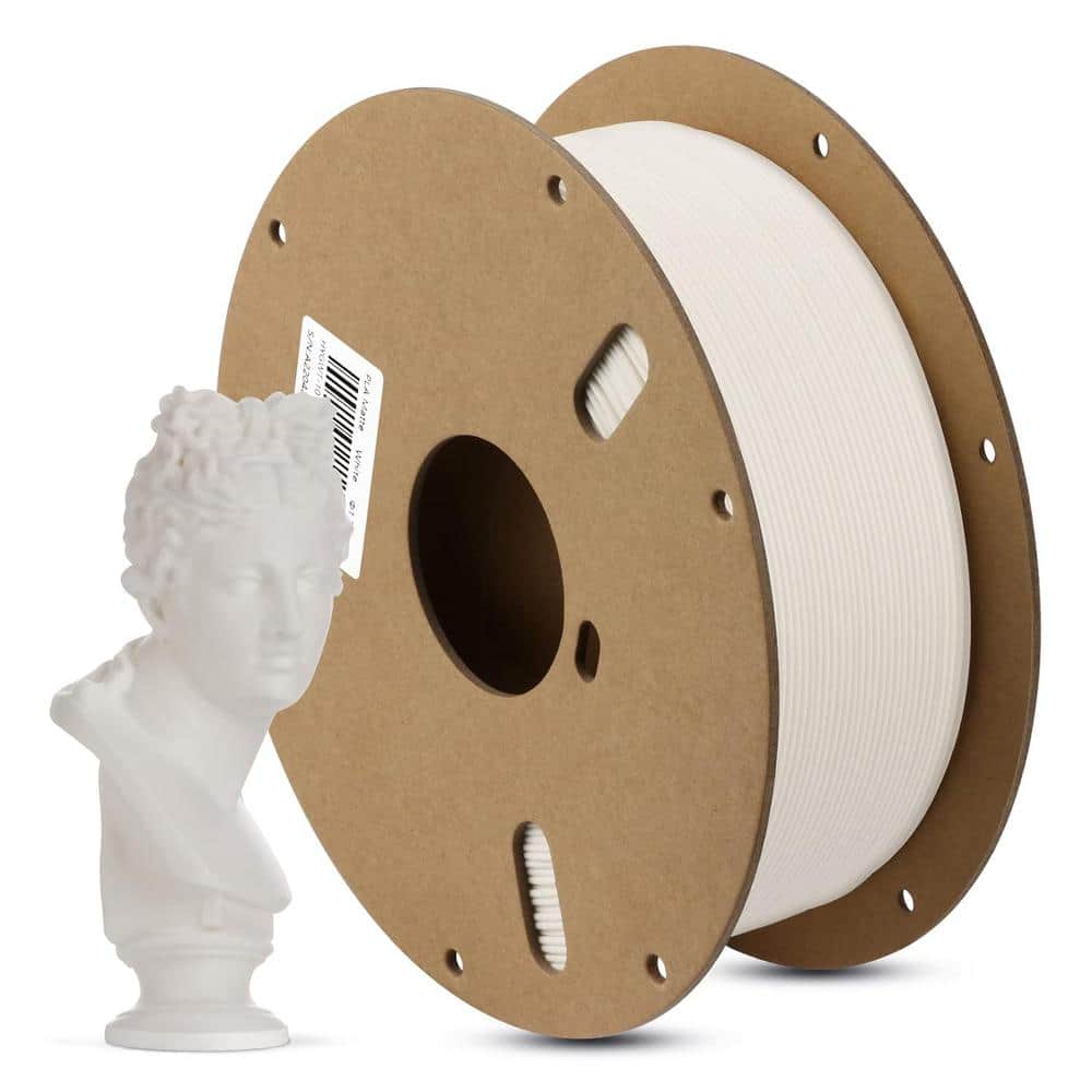 Wellco 1/16 in. Dia 8 in. W White 3D Printer Filament PLA Materail No ...
