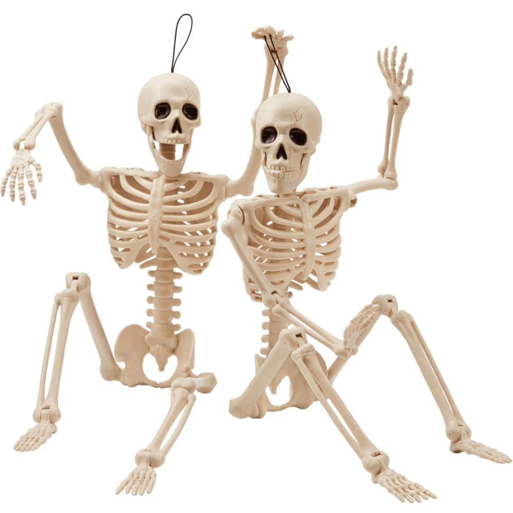 Joyfy 2 PCS 24” Halloween Skeleton Decor 15672 - The Home Depot