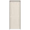 JELD-WEN 30 in. x 80 in. 6 Panel Colonist Primed Right-Hand Smooth ...