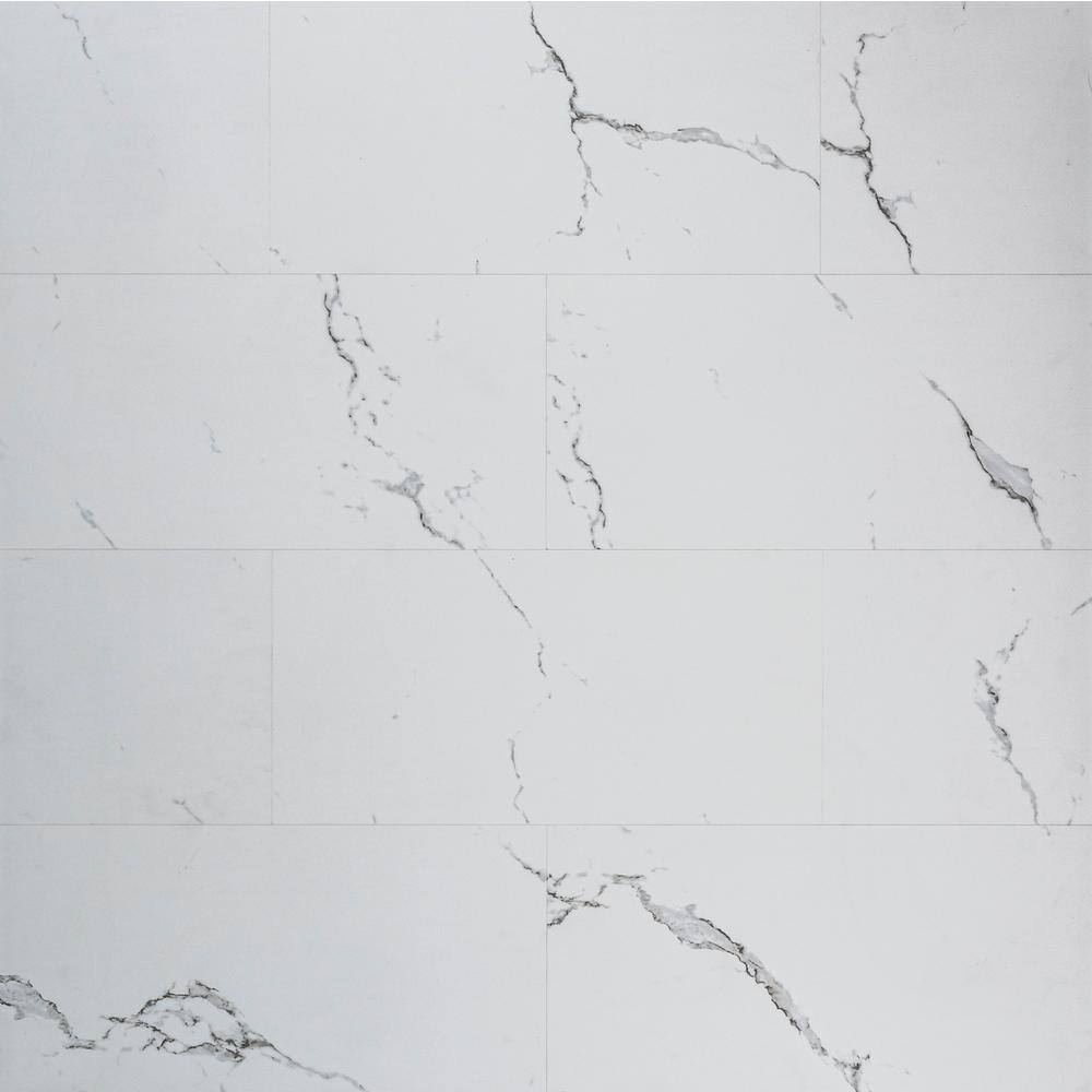 A&A Surfaces Eddinger 12 MIL x 12 in. x 24 in. Waterproof Click Lock ...