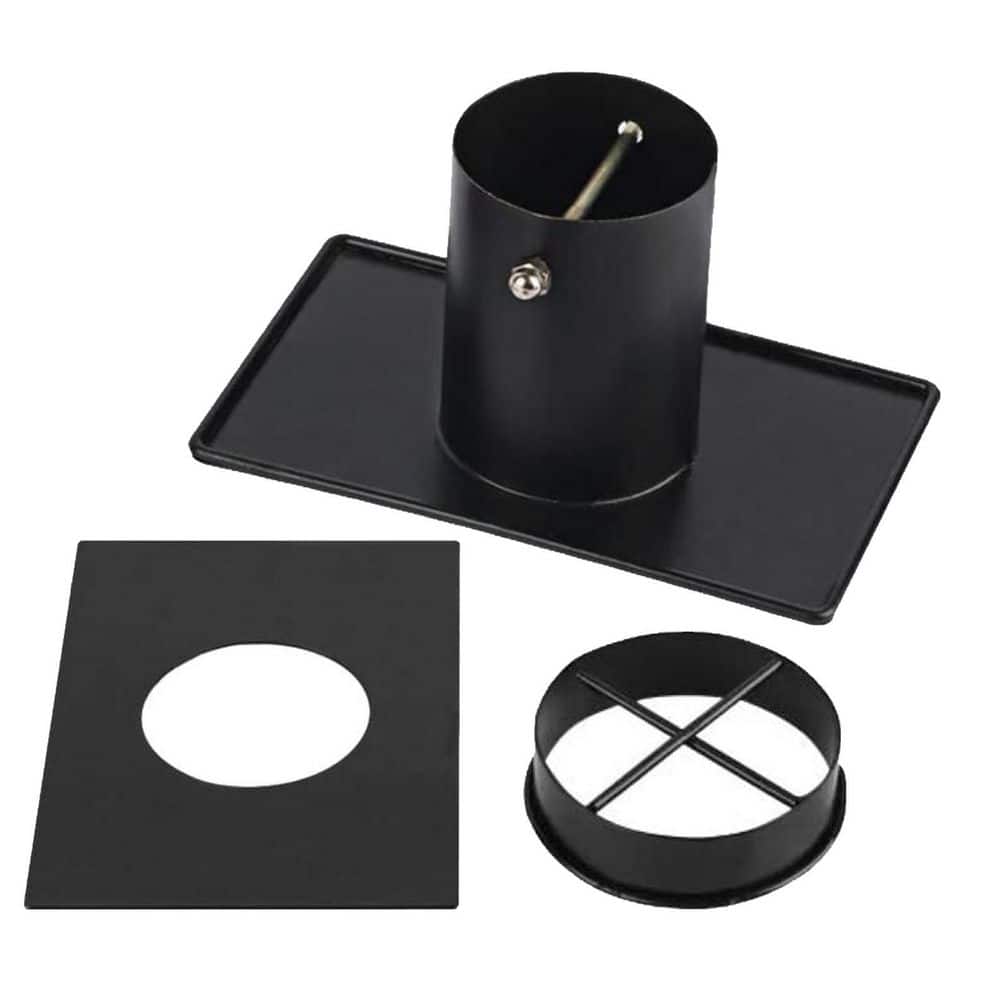 Phewnyzo Rain Chain Gutter Adapter Black Durable Installation Suit for ...