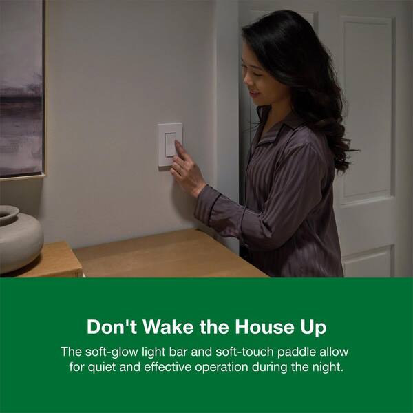 Lutron Diva LED+ Dimmer Switch with Night Mode for Dimmable LED Bulbs ...