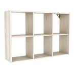 ClosetMaid 16.34 in. H x 23.98 in. W x 6.02 in. D Bleached Walnut Wood ...