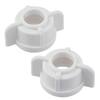 Everbilt 1/2 in. IPS Faucet Tailpiece Nut Plastic 866440 - The Home Depot