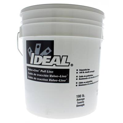 Ideal 1/4 in. x 600 ft. Pro-Pull Polypropylene Rope-31-840 - The Home Depot