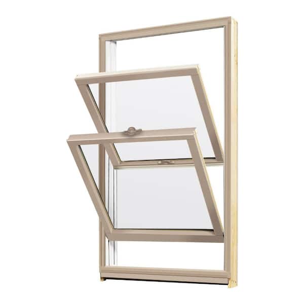 Andersen 400 Series 45-5/8 in. x 56-7/8 in. Clad Wood Double-Hung ...