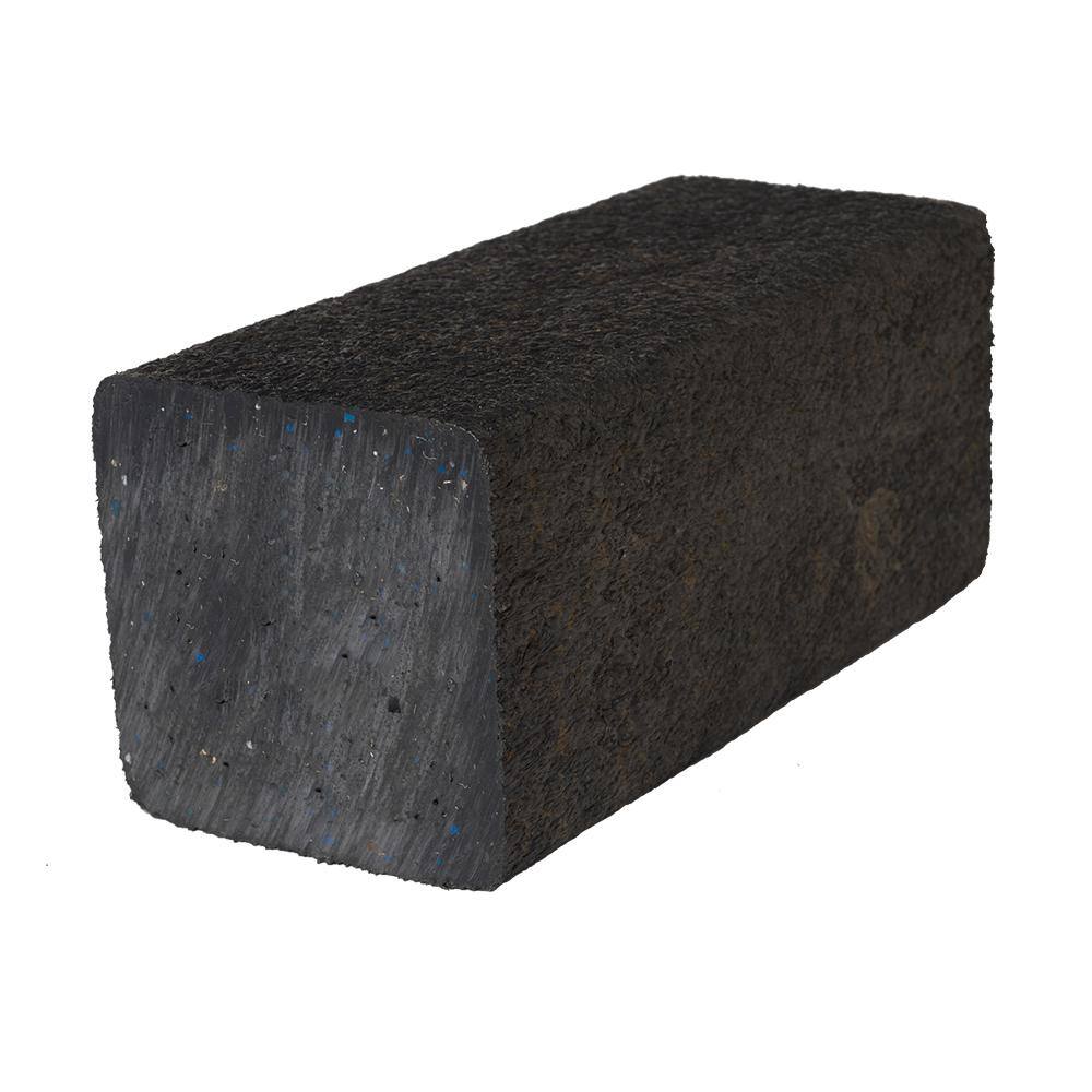 BestPLUS 6 In X 6 In X 8 Ft Recycled Plastic Black Lumber Timber G bestplus-6-in-x-6-in-x-8-ft-recycled-plastic-black-lumber-timber-g