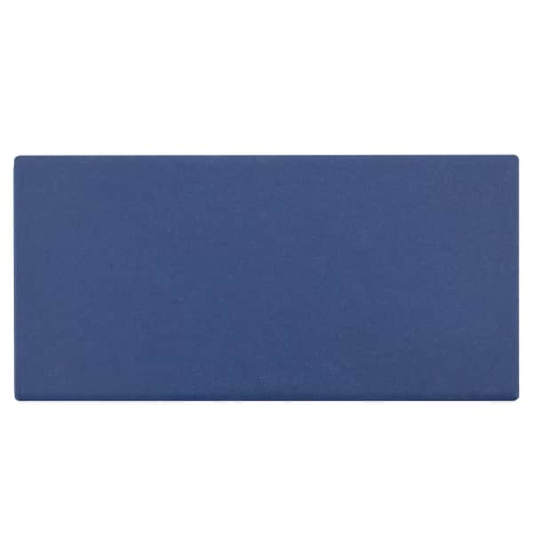Merola Tile Piscina Brick Matte Cobalto 4-7/8 in. x 9-5/8 in. Porcelain ...