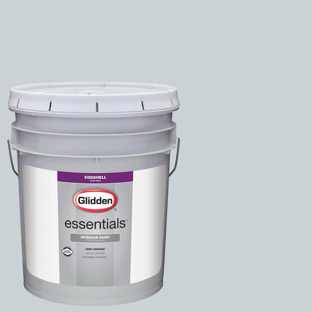 Glidden Essentials 5 gal. #HDGCN41 Quiet Rain Eggshell Interior Paint ...