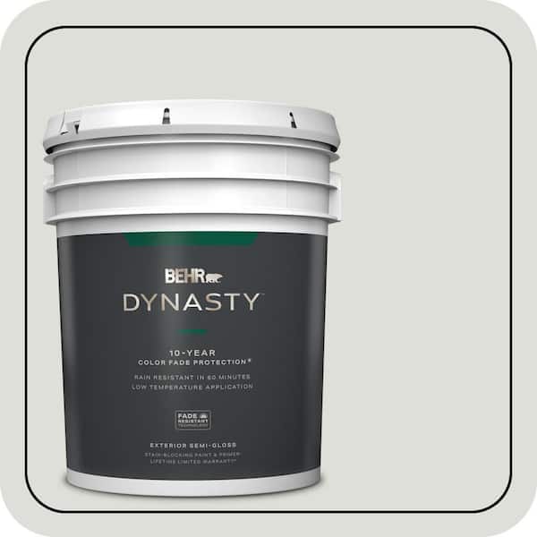 BEHR DYNASTY 5 gal. #PPU25-11 Salt Cellar Semi-Gloss Exterior Stain ...