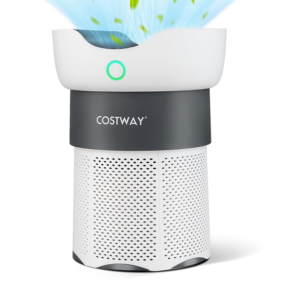 Costway Air Purifier for Home Office Up to 1300 Sq ft H13 True HEPA Filter Air Cleaner