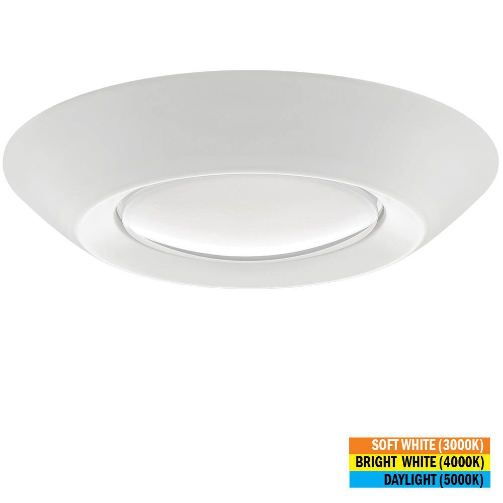 ETI LIGHTING 5 in./6 in. Selectable CCT Integrated LED Recessed Light ...