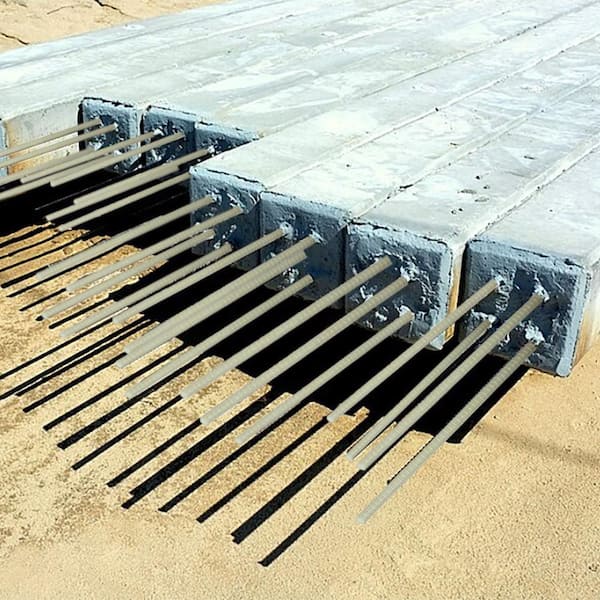 Wellco 1/4 in. x 72 in. #2 Nature Surface FRP Rebar (12-Pack) RB1472W12 ...